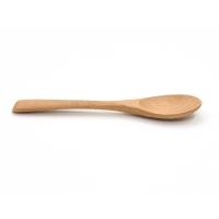 China Durable Natural Handle Custom Logo BSCI Wooden Spoon For Baby for sale