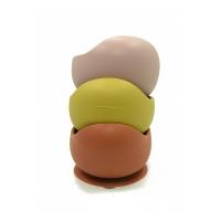 China Mini Pinch Reusable Condiment 145g Baby Silicone Suction Bowl for sale