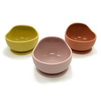 China Mini Pinch Reusable Condiment 145g Baby Silicone Suction Bowl for sale