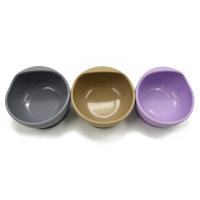 China No Spill Collapsible Folding CPC Baby Silicone Suction Bowl With Cover for sale