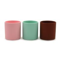 China Mint Pink Silicone CPC Nuby Tiny Cup Infant Training Cup for sale
