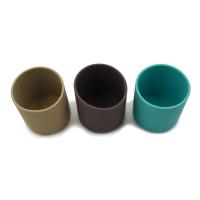 China Heat Resistant No Handles LFGB PDA Silicone Cup For Baby for sale