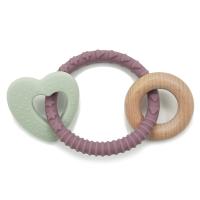 China 100% Food Grade Silicone Wood Teether for sale