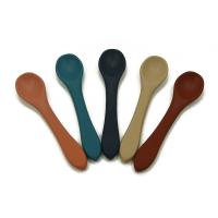 China Panda Ear hygienic Silicone Feeding Spoon Toddlers Children Infants for sale