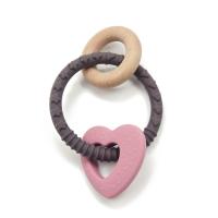 China Educational Chewable Bracelet Beech Wood Silicone Teething Toys For Toddlers for sale