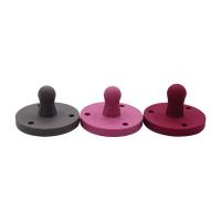 China Natural Pigments OEM ODM 5cm Silicone Baby Pacifier Coloured Soother for sale