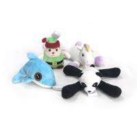 China Holder Photo Attached Silicone Baby Pacifier Oganic Fabric Plush Toy for sale