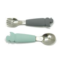 China BPA Free Baby Silicone Fork for sale
