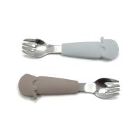 China EN71 Stainless Baby Silicone Fork for sale