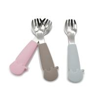 China EN71 Stainless Baby Silicone Fork for sale