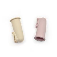 China Gum Training Teething EN71 Baby Finger Toothbrush Soft 	Silicone for sale