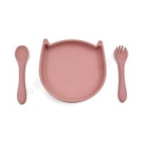 China CE CPC Multicolor Silicone Dinner Plate Set BPA Free for sale