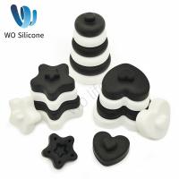 China Learning Montessori Game Silicone Stacking Toys EN71 Stacker Blocks for sale