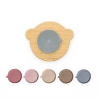 China Divided Feeding Bamboo Suction Baby Plates EN71 Certificated With 4 Sections for sale