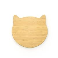 China Bamboo Baby Plate And Spoon Set Suction Base Fox Designed Customized Colors for sale