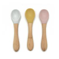 China Bamboo Toddler Baby Suction Plate 18cm Cat shaped with Spoons for sale