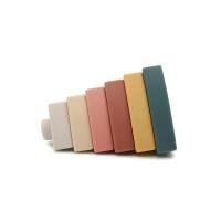 China FDA Silicone Educational Baby Stacking Blocks BPA Free 100% Food Grade for sale