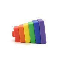 China OEM Baby Square Silicone Stacking Toys EN71 Certified For Fun for sale