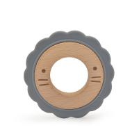 China Chewable Odorless Wooden Baby Teething Toy Nursing Food Grade for sale