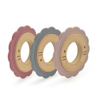 China Chewable Odorless Wooden Baby Teething Toy Nursing Food Grade for sale