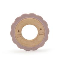 China Chewable Odorless Wooden Baby Teething Toy Nursing Food Grade for sale