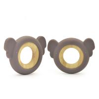 China NUBY Natural Wooden Silicone Teether Koala Shape BPA Free for sale