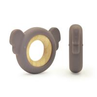 China NUBY Natural Wooden Silicone Teether Koala Shape BPA Free for sale