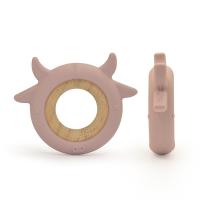 China Food Grade Silicone Beads Beech Wood Teether Phthalate Free for sale