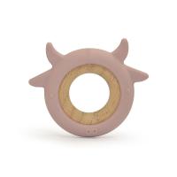China Food Grade Silicone Beads Beech Wood Teether Phthalate Free for sale