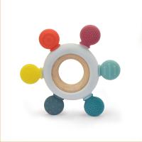 China BSCI Food Grade Silicone Teether EN71 BPA Free Nuby Wood for sale