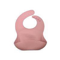 China Pantone Color  BPA Free Silicone Baby Bibs OEM Waterproof Adjustable for sale