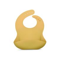 China Pantone Color  BPA Free Silicone Baby Bibs OEM Waterproof Adjustable for sale