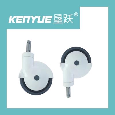 China White Special 8 Inch Casters White For Hospital Treatment Car for sale