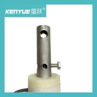 China 6 Inch Central Control medical caster wheels S Type white for hospital for sale