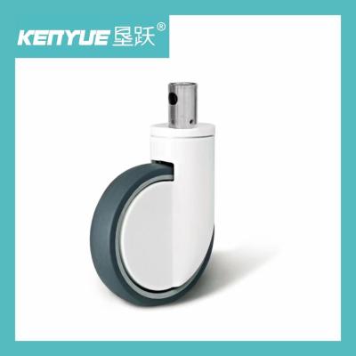 China Single Piece 6 Inch Medical Caster For Hospital Bed And Equipment for sale