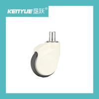 China 5 Inch White Medical Hospital Bed Casters ABS TPR Material For Hospitals for sale