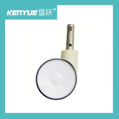 China 5 Inch Central Control Hospital Bed Casters Medical Dedicated  White for sale