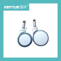 China Hospital Central Control Medical Caster Wheels 6 Inch Grey Wheel Core for sale