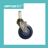 China New Installation Method Medical Caster Wheels Without Brake 4 Inch for sale
