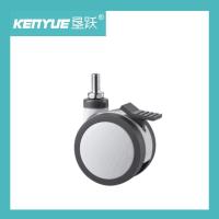 China Practical Medical Cart Casters 3 Inch Used In Hospitals Off-White for sale