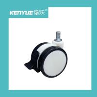 China 3 Inch Black Trolley Casters For Hospital Medical Machine For Hospital for sale