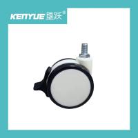 China 3 Inch Black Trolley Casters For Hospital Medical Machine For Hospital for sale