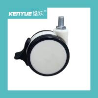 China 3 Inch Black Trolley Casters For Hospital Medical Machine For Hospital for sale
