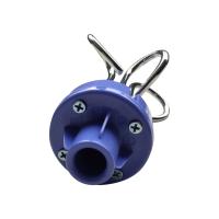 China Hospital Infusion Pole Hook Blue And White Metal Plastic Material for sale