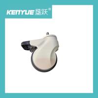 China 5 Inch 100mm Thread Stem Fitting Medical Caster Wheels ABS TPR for sale