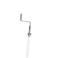 China White metal material tubular hospital bed hand crank steel under bed for sale