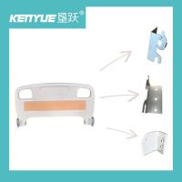 China ABS Material Headboard And Footboard Hospital Bed Wood Grain Color for sale