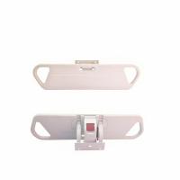 China PP material white two-piece hospital long guardrail with high safety for sale