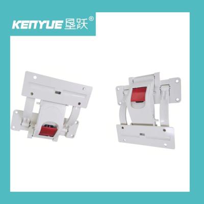 China Hospital Medical Bed Guardrail Bracket White Aluminum Alloy Material for sale
