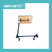 China Hospital manual flip dining table panel wood grain color PB material for sale